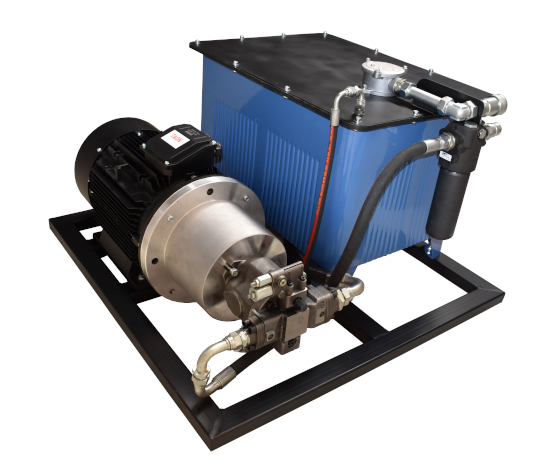 Hydraulisk pumpestasjon - 18,5 KW - 81 L/min 290 Bar - Variabel pumpe ...