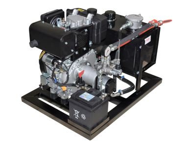 Hydraulic power unit - Diesel powered - 10 HP - 25 L/min - 150 Bar ...