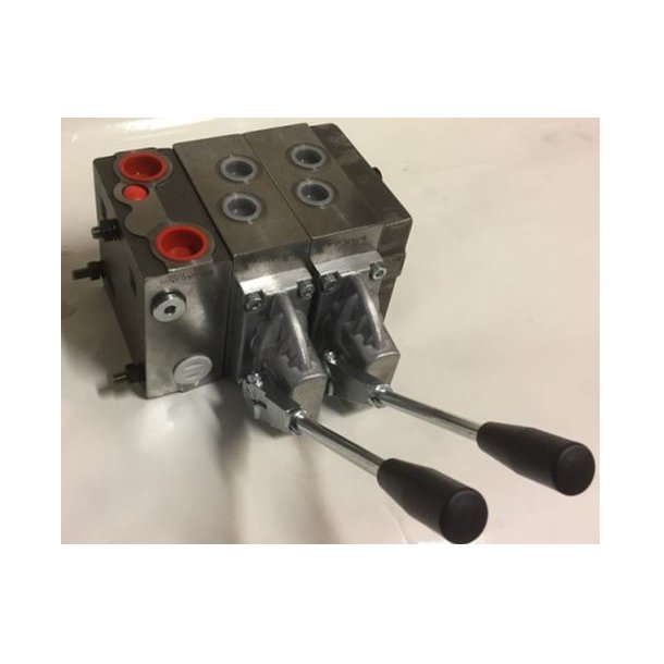 Proportionalventil - Dubbelverkande 2 sektioner. - 65 L/min ...